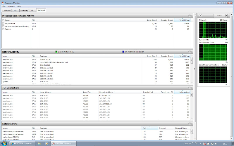 Microsoft Windows 7: Resource Monitor